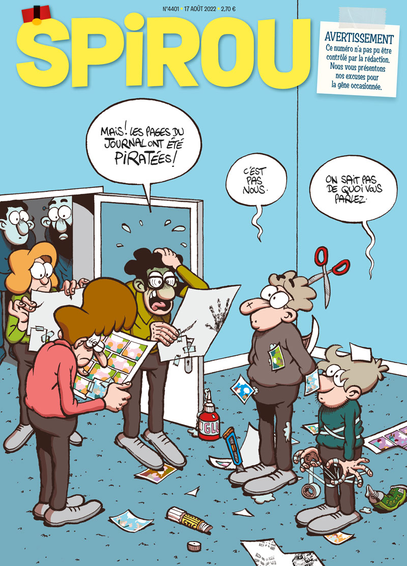 La mort de Spirou , tome 56 de la série de BD Spirou et Fantasio ...